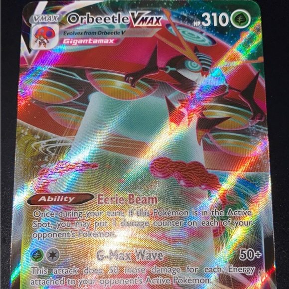 Pokemon | Toys | Full Art Orbeetle Vmax Ultra Rare 2585 Deck Set Vivid ...